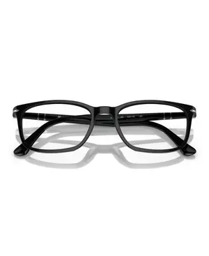 Persol Square Acetate Eyeglasses - Black