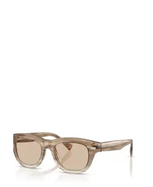 Brunello Cucinelli Square Frame Eyeglasses - Fango Striato