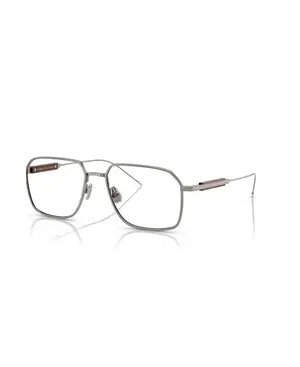 Brunello Cucinelli Rectangle Eyeglasses - Pewter