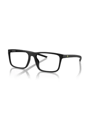 SCUDERIA FERRARI Pillow Shape Eyeglasses - Matte Black