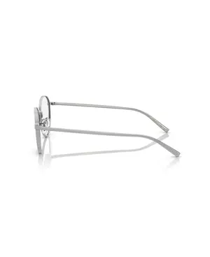 Oliver Spencer Kesner Round Frame Eyeglasses - Silver