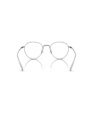 Oliver Spencer Kesner Round Frame Eyeglasses - Silver