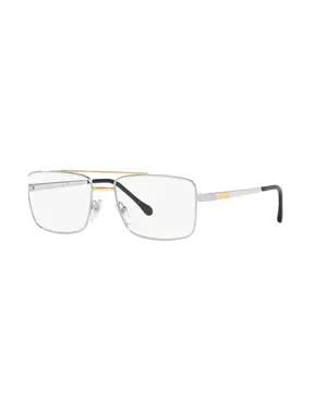 SFEROFLEX Square Frame Eyeglasses - Silver