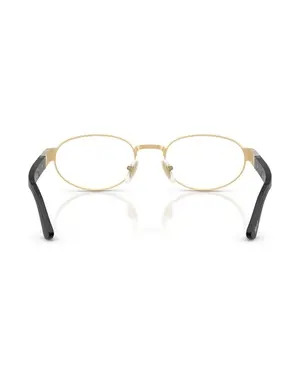 Persol Round Full Rim Eyeglasses - Gold