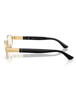 Persol Round Full Rim Eyeglasses - Gold