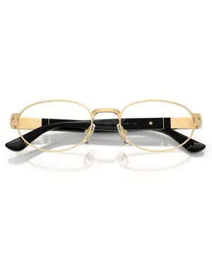 Persol Round Full Rim Eyeglasses - Gold