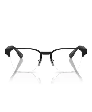 Prada Square Frame Half Rim Eyeglasses