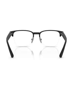 Prada Square Frame Half Rim Eyeglasses