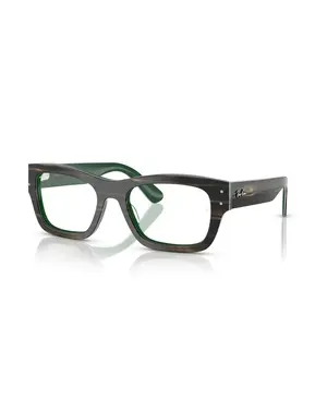 Ray-ban Joseph Optics Rectangle Acetate Eyeglasses - Sencha