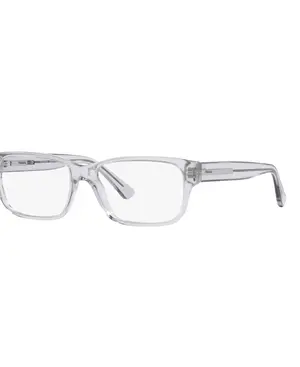 Prada Square Frame Eyeglasses - Crystal Grey