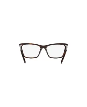 Saint Laurent Rectangle Eyeglasses - Tortoise