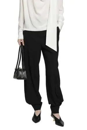 RETORI Stretch Wool Barrel Pants