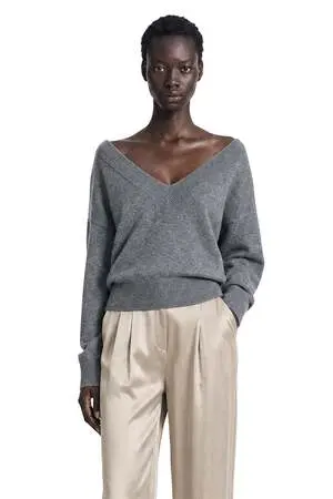 TOM FORD Off-the-shoudler V-neck Top