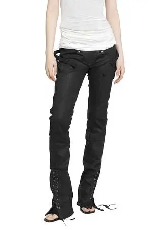 DILARA FINDIKOGLU Drama From Exile Jeans - Black