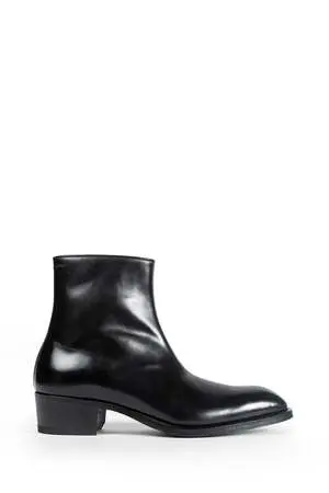 TOM FORD Burnished Leather Vincent Ankle Boots