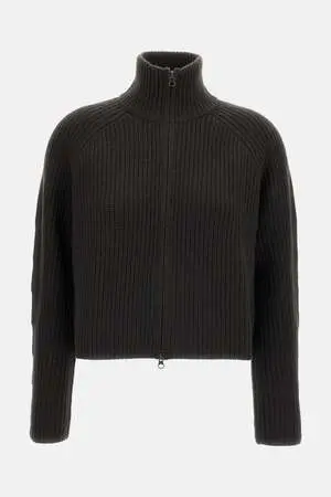 LISA YANG Sadie Zip Cardigan In Heavy-knit Cashmere - Multicolor