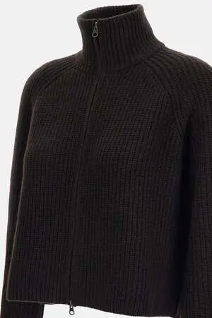 LISA YANG Sadie Zip Cardigan In Heavy-knit Pure Cashmere - Multicolor