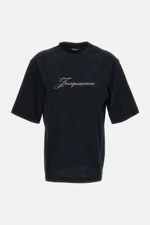 Jacquemus JACQUEMUS Le T-Shirt With Faded-Effect Logo Multicolor