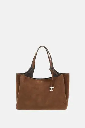 TOD'S Medium Apa Suede Leather Bag - Multicolor