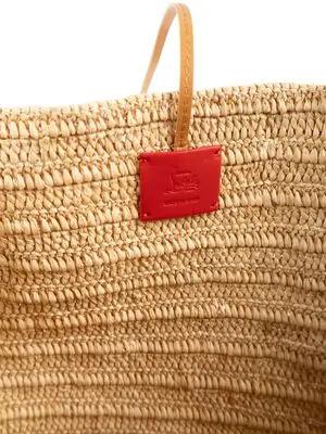 CHRISTIAN LOUBOUTIN Venus Large Raffia Tote
