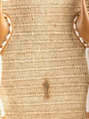 CHRISTIAN LOUBOUTIN Venus Large Raffia Tote