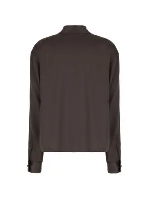 TOM FORD Silk Satin Polo Shirt - Multicolor