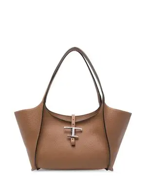 TOD'S Timeless Small Leather Tote Bag - Multicolor