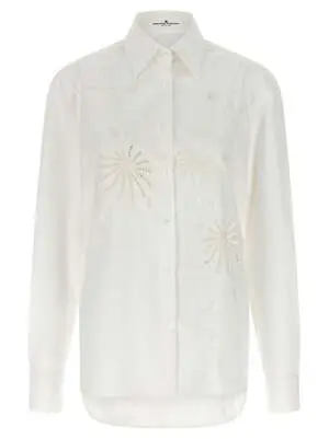 ERMANO SCERVINO Ermanno Scervino Embroidered Cotton Shirt - White