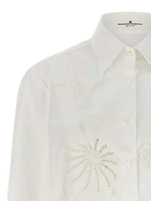 ERMANO SCERVINO Ermanno Scervino Embroidered Cotton Shirt