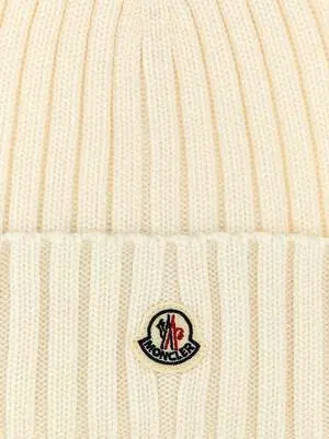 Moncler Logo Patch Beanie