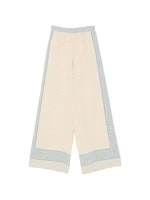 ERMANO SCERVINO Ermanno Scervino Geometric Print Trousers - Multicolor