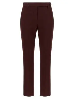 Brunello Cucinelli Monile Detail Straight Leg Trousers - Multicolor