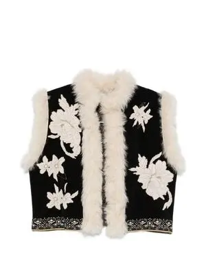 FORTE_FORTE Ecofur Detail Vest - Multicolor