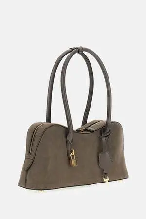 Stella McCartney Ryder Medium Bag In Alter Suede - Multicolor