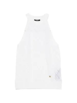 Balmain Sleeveless Wool Top - Multicolor