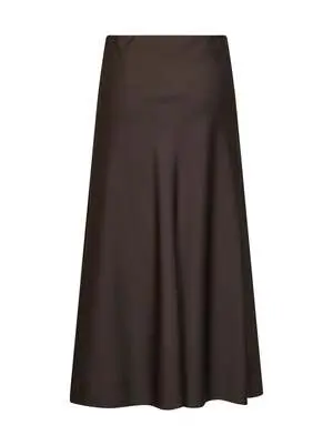 Brunello Cucinelli Twill Flute Skirt - Multicolor