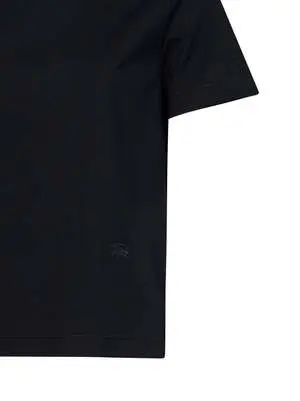 Burberry Cotton T-shirt With Check Ties