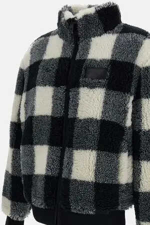 Givenchy Checked Fleece Bomber Jacket - Multicolor