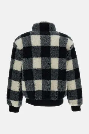 Givenchy Checked Fleece Bomber Jacket - Multicolor