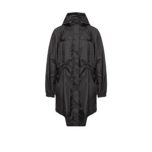 Moncler Canvas Long Parka - Black