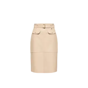 Moncler Knee-length Leather Skirt