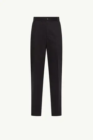 Moncler Tailored Cotton Pants - Black