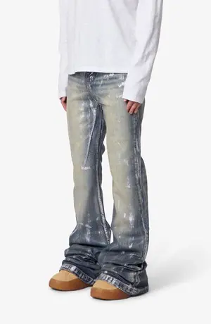 Mnml Waxed Super Stacked Relaxed Jeans