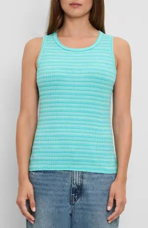 Michael Stars Carolie Ribbed Tank Aruba