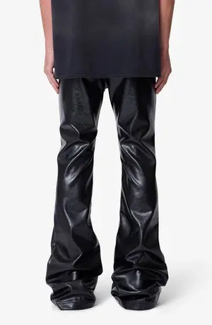 Mnml Super Stacked Faux Leather Pants