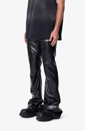 Mnml Super Stacked Faux Leather Pants