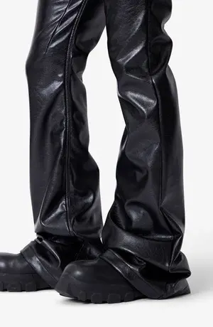 Mnml Super Stacked Faux Leather Pants