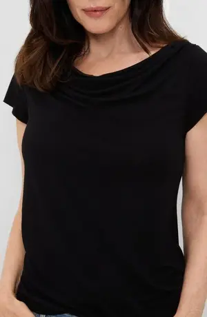 Michael Stars Desiree Cowl Neck Tee