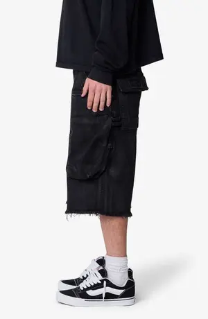 Mnml Baggy Waxed Cargo Shorts