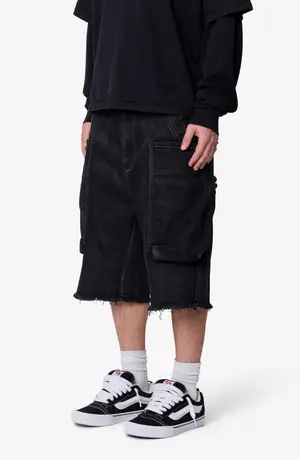 Mnml Baggy Waxed Cargo Shorts